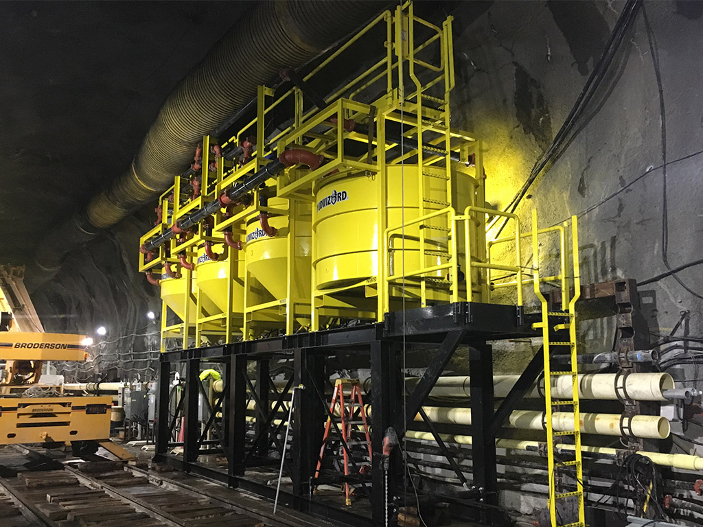 Tunneling – Mudwizard – Mud treatment system